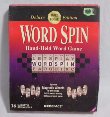 VINTAGE 1996 WORD SPIN DELUXE EDITION BY GEOSPACE 23PCS (DNT #93 C-3 ...