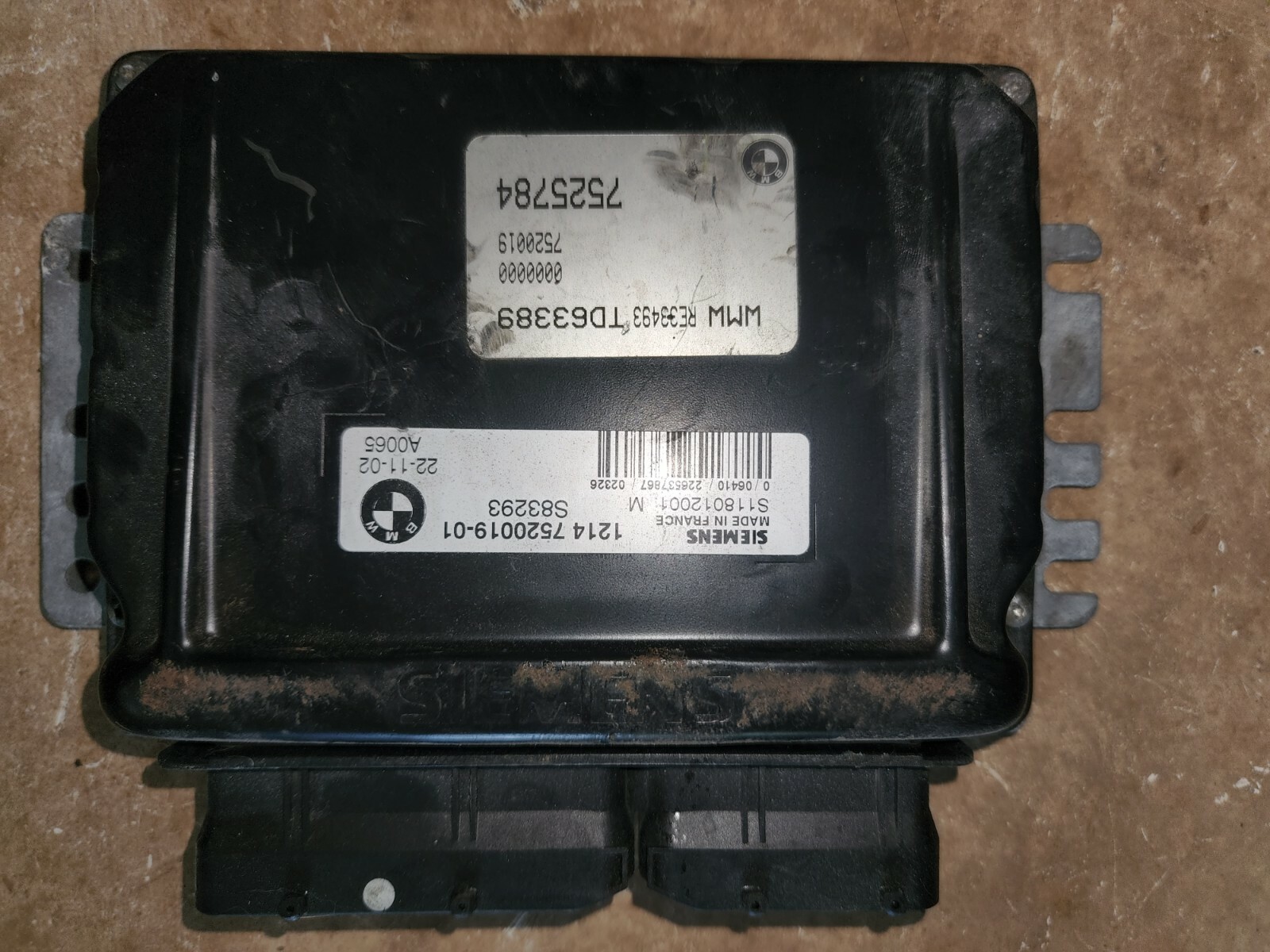 2008 MINI Cooper S R 56 ECU Engine Electronic Control Unit DME 7584097 ...