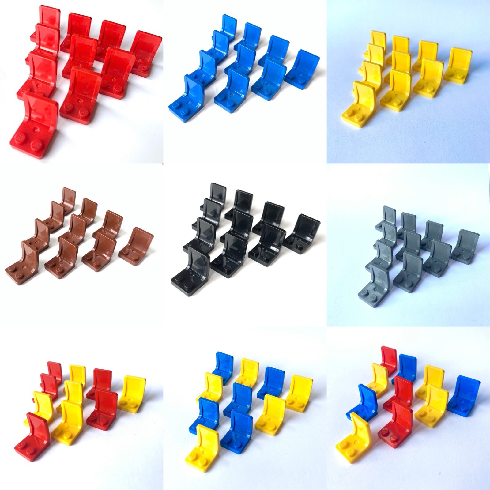 10 x LEGO Chairs for Minifigures 2 x 2 Part 4079 Seats Choose Your ...
