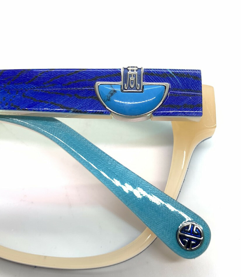 Coco Song PORCELAIN CITY Eyeglasses Frames Blue 54[]19 140 Turquoise ...