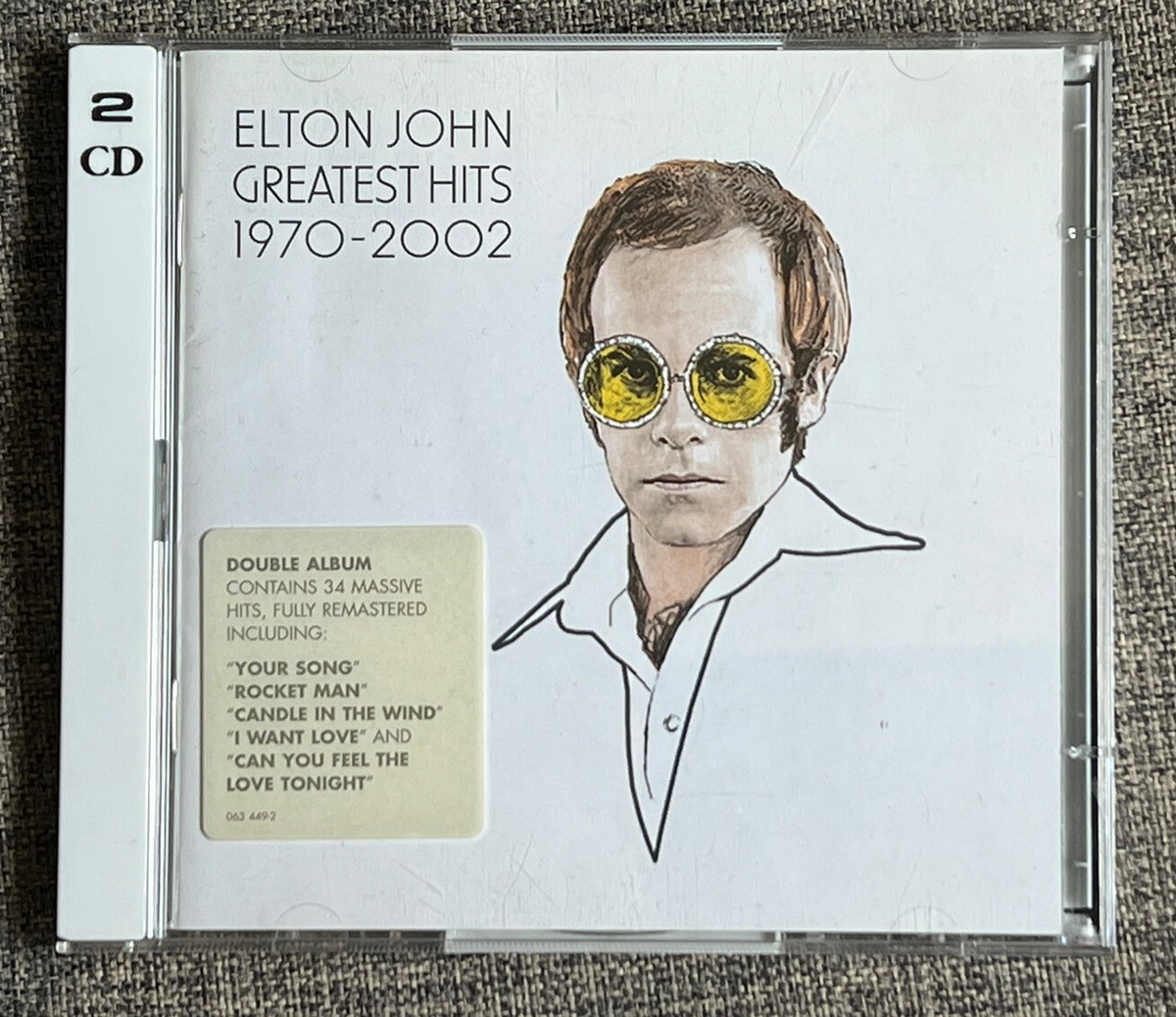 Elton John Framed Vintage Vinyl Elton John Greatest Hits Great Albums
