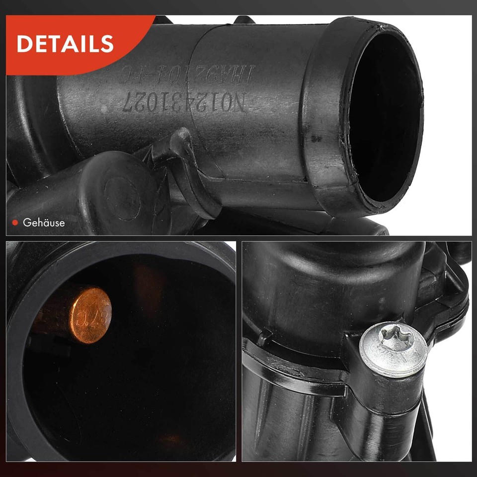 Thermostat Coolant 87°C For VW Multivan 7E Transporter T5 T6 2.0L ...