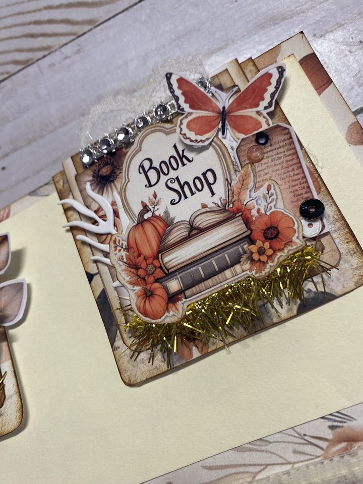 Autumn Fall Junk Journal Planner Pocket Clips Set of 3 Using MPP ...