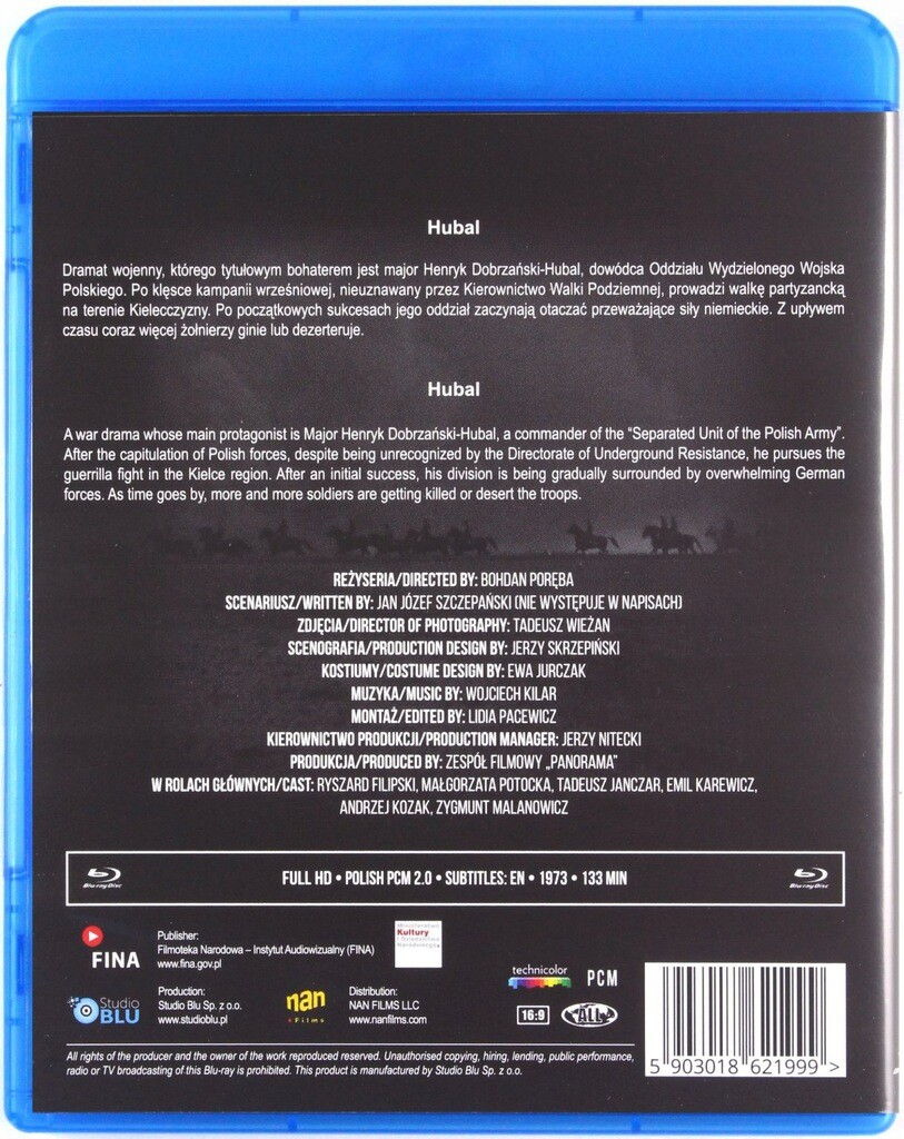 Hubal - (BLU-RAY) Bohdan Poreba (Shipping Wordwide) Polish film | eBay