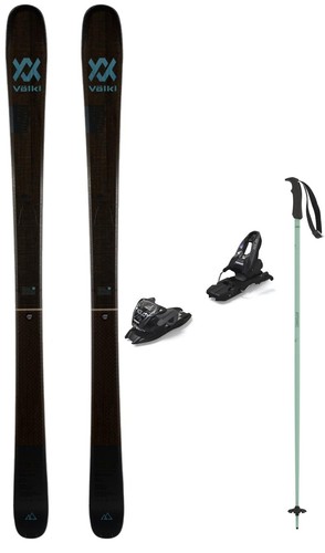 Volkl Blaze 86W 159 cm ladies snow skis w-bind (incl POLES at BuyItNow ...