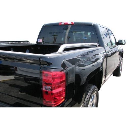 Steelcraft 602247 Stainless Steel Bed Rails For 14-23 Sierra Silverado ...