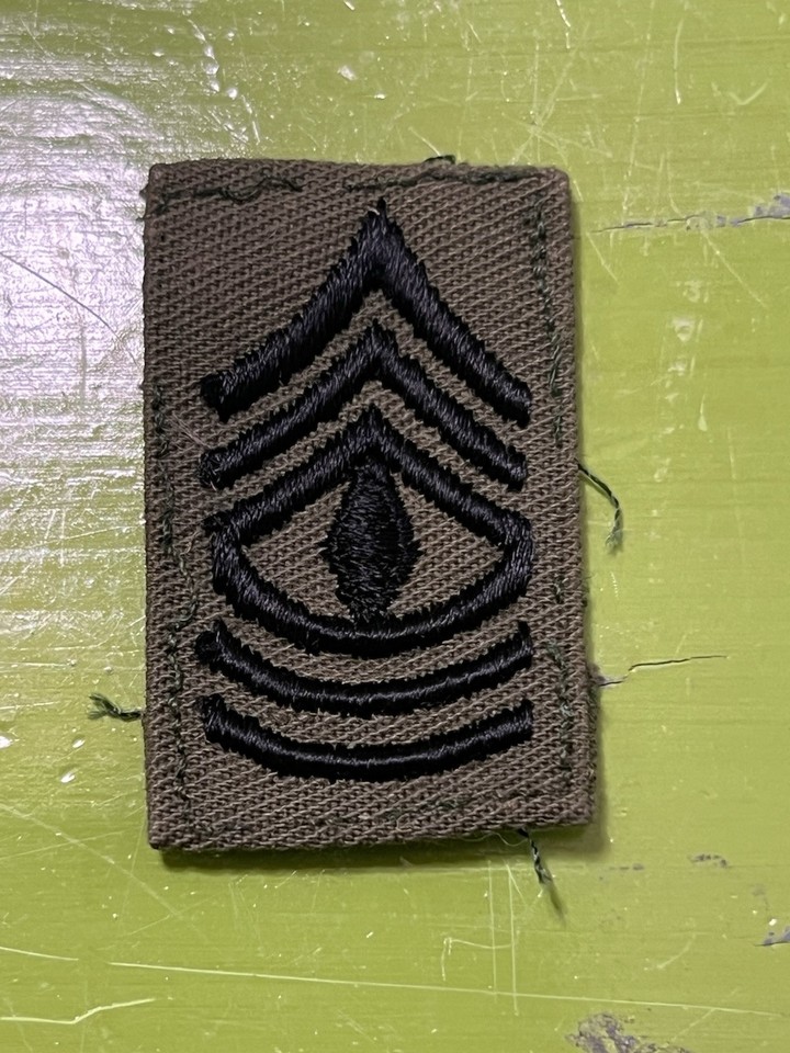 US Army Subdued Rank Patch | eBay
