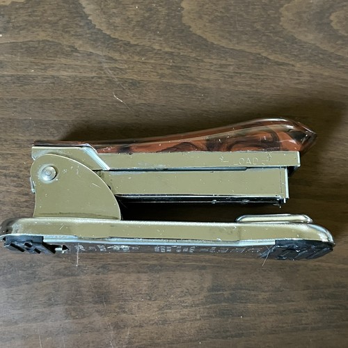Vintage Ace Cadet Liftop Model 302 Stapler Marbelized Brown Bakelite ...