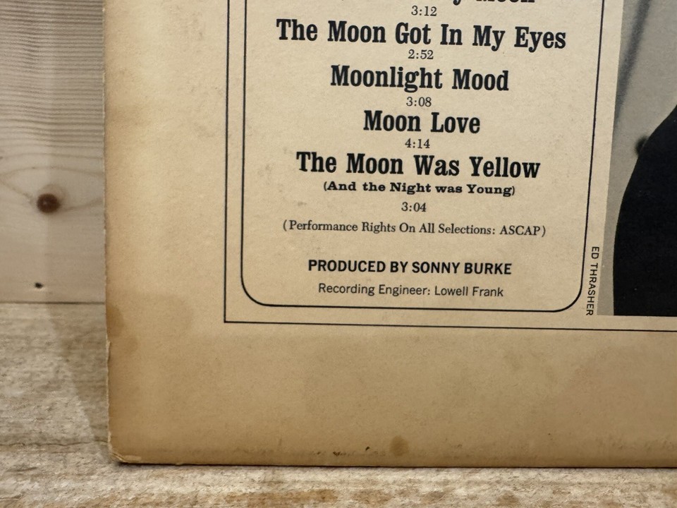 Frank Sinatra "Moonlight Sinatra" (RARE VINYL LP / 1st Rel-1966 / FS ...