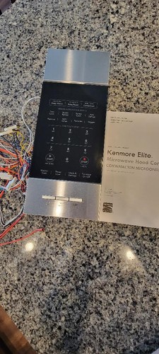 Kenmore Elite microwave complete control assembly 790.80363310 | eBay