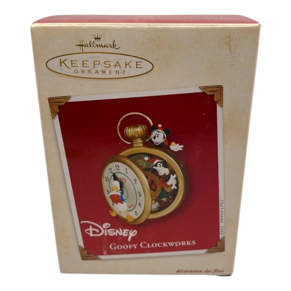 Disney Hallmark Keepsake Ornament Goofy Clockworks 2002 Handcrafted vintage | eBay