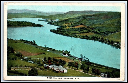Postcard MASCOMA LAKE, LEBANON, N. H.70331 NH Y82 | eBay