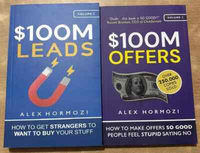 $100M Offers(Vol.1) + $100M Leads(Vol.2): by Alex Hormozi, Paperback ...