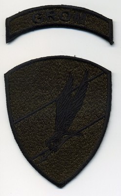 GROM-set (dark green) Patch/Badge Embroidered | eBay