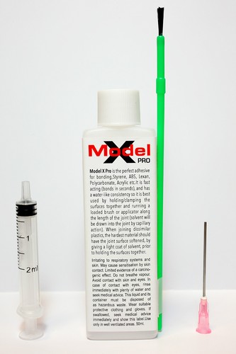 Model X Pro 100ml JUMBO KIT PLASTIC WELD Cement Glue Styrene ABS ...
