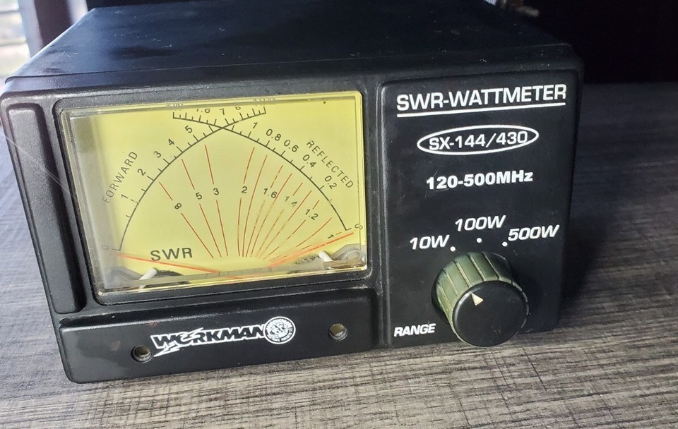 Workman Lighted All Function Test Meter with 500 Watt Load Lap- SWR ...
