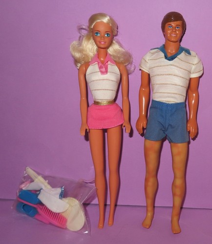 Barbie Ken 80s Mattel 1988 #7801 Tennis Stars Doll Set Doubles TRU ...