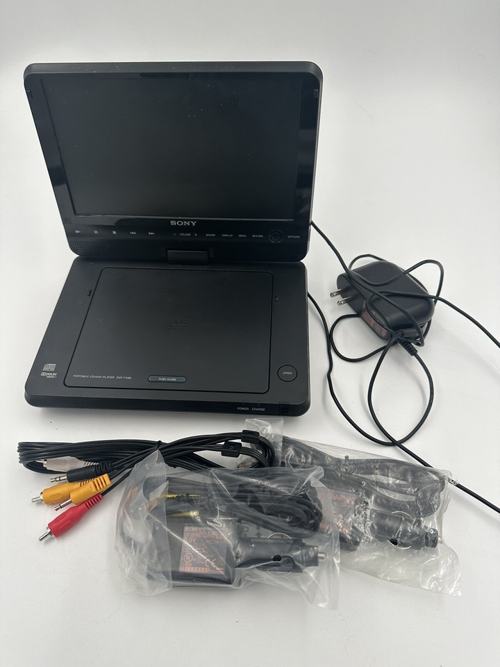 Sony (DVP-FX96) Portable DVD Player (9") 180-degree swivel-flip screen ...