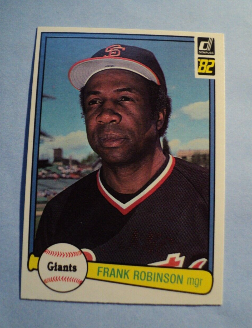 1982 Donruss #424 Frank Robinson Giants Baseball Card EX AUCT#9767 | eBay