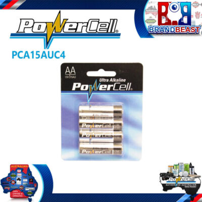 Powercell PCA15AUC4 AA Alkaline Battery 4 Pack | eBay Australia