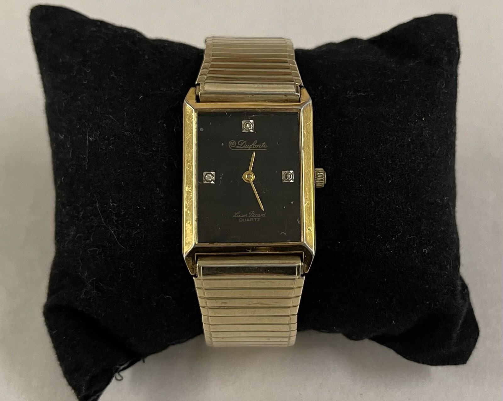 Vintage Dufonte Lucien Piccard Gold? Watch w/ Diamond… - Gem