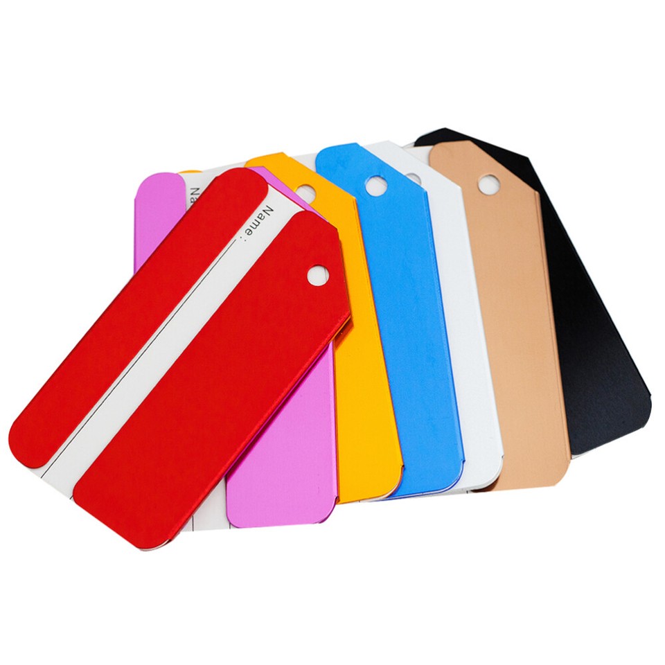 7pcs/Set Aluminum Luggage Tags Multicolour Fashion Baggage Tag Handbag ...