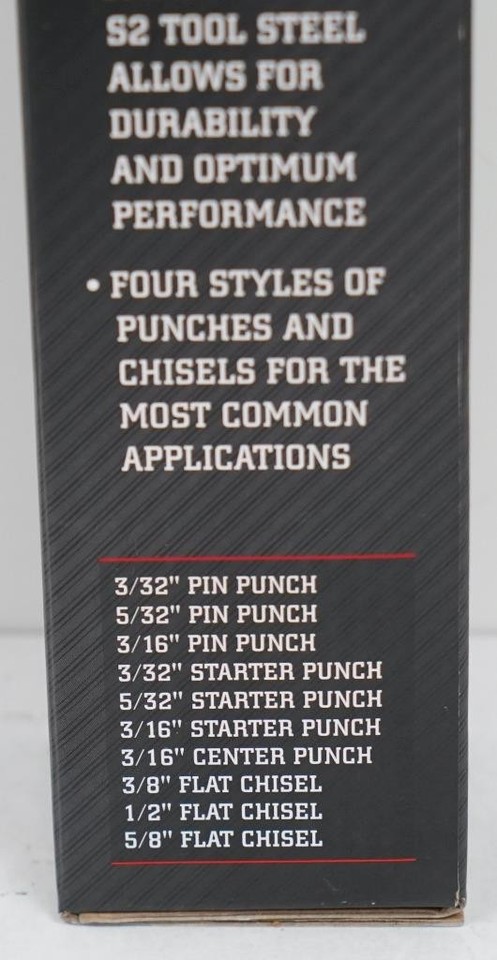 NEW - ICON CPT-10 10-Piece Professional Punch & Chisel Set 59147 | eBay