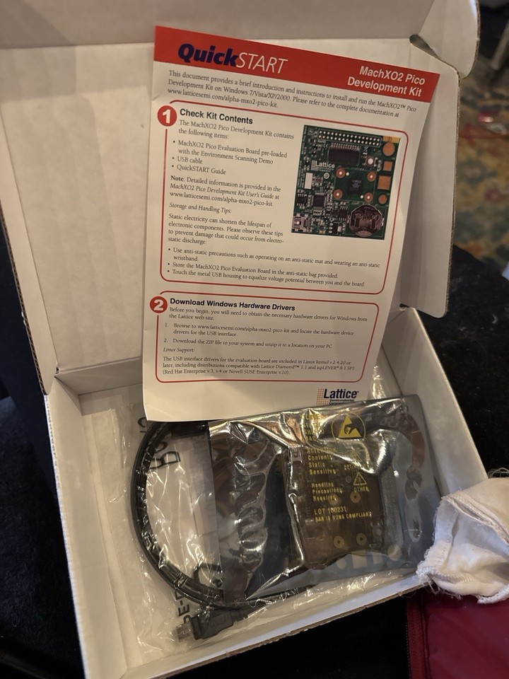 Lattice MachXO2 Pico Development Kit – Complete – FPGA Eval Board ...