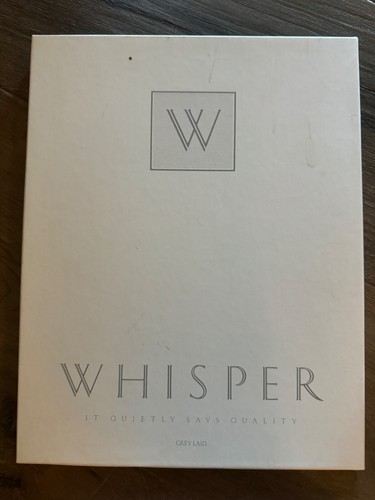 Whisper Grey Laid 25% Cotton Fiber 24 lb Quality Paper - 85/100 Sheets ...
