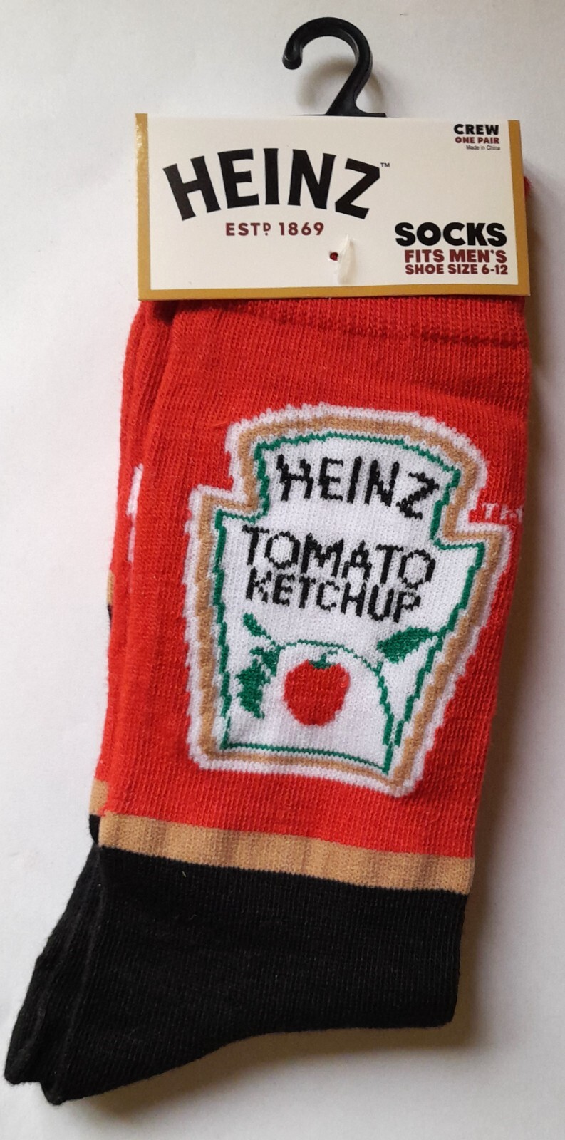 Heinz Tomato Ketchup Odd Fun Socks, the perfect “Socking Stuffer” gag ...