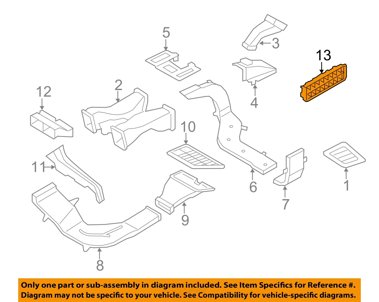 BMW OEM 06-10 550i Rear Bumper-vent Right 64226910722 for sale online ...