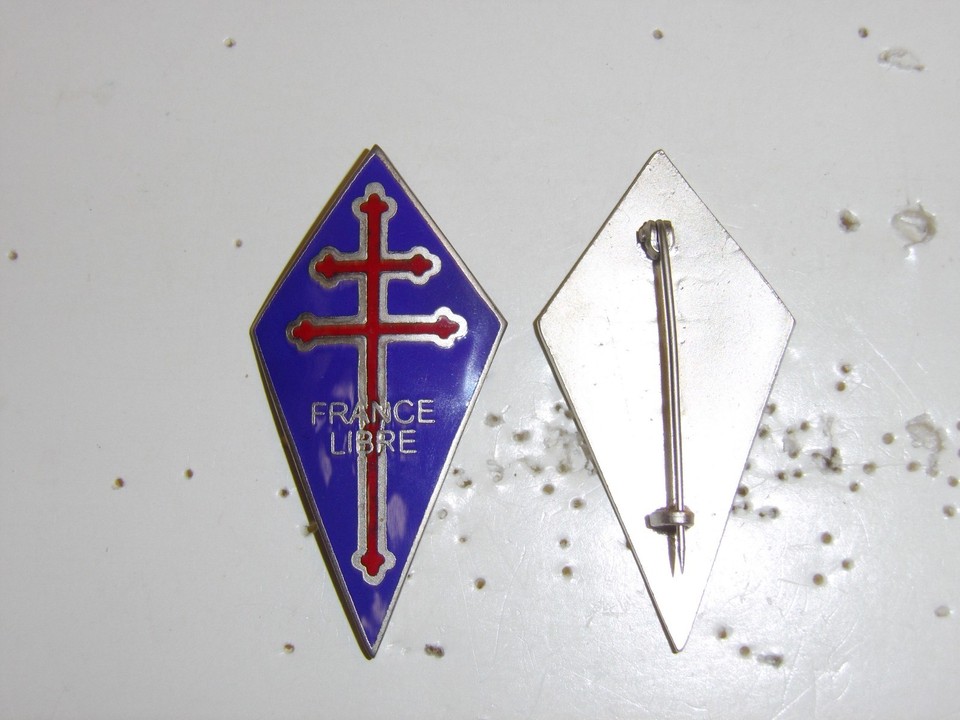 b2393 WW 2 Free French France Libre pocket emblem IR3A120 | eBay