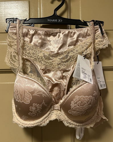 Marie Jo SYLVIA Set Padded Underwire Heart Shaped Bra 34D + Bikini ...