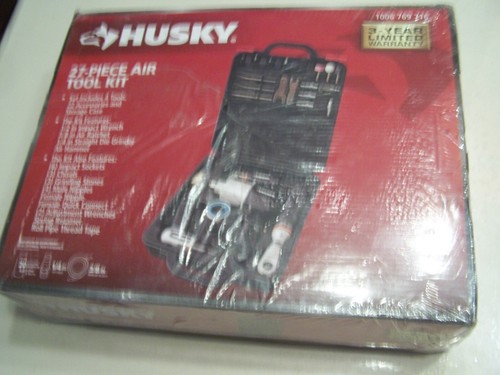 Husky Air Tool Kit (27-Pieces) HDK1008 Industrial Grade w/ case. NEW ...