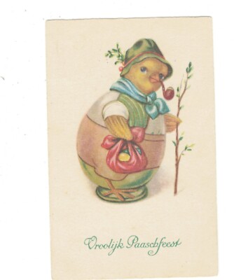 SD3638 EASTER FANTASY HUMANIZED PIPE SMOKING CHICK GREETINGS | eBay
