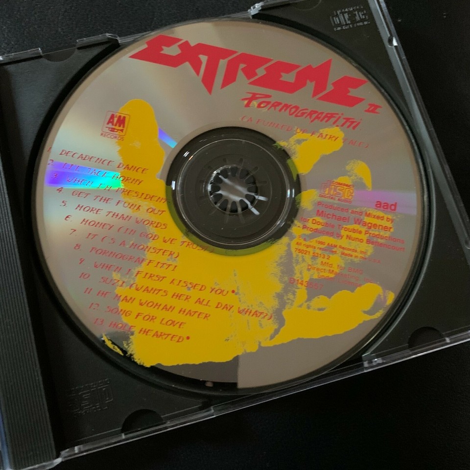 Extreme II: Pornograffitti Extreme CD 1990, A&M Hard Rock Heavy Metal ...