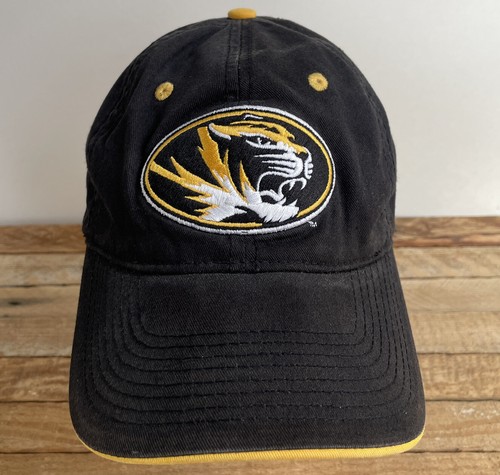 Missouri Tigers Mizzou The Game Adjustable Hat Cap Black Yellow Trim ...