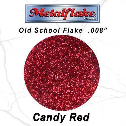 Candy Red Custom Metal Flake 10grams (0.008") Metalflake Glitter Flakes ...