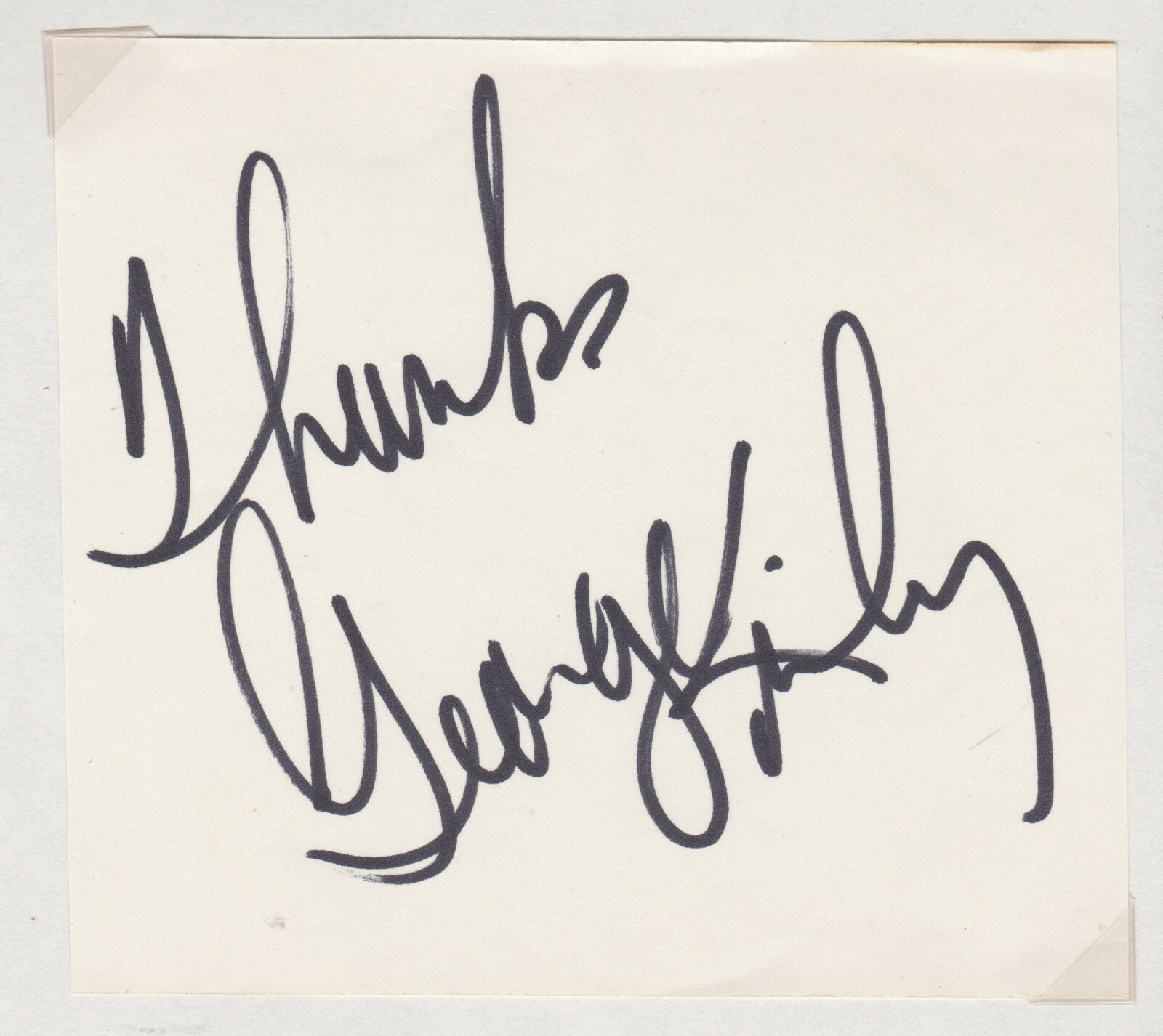 George Kirby, Actor Signed Autographed Paper Cut - from the Melchior ...