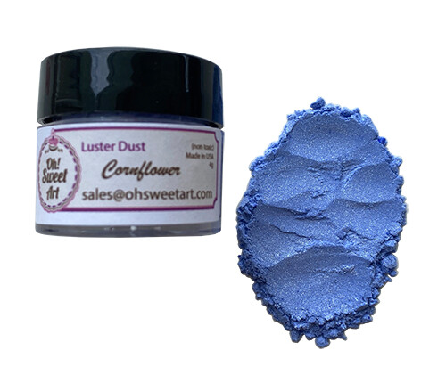 CORNFLOWER Luster Dust Cake Fondant Food Icing Wedding Decoration 4g | eBay