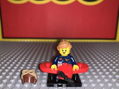 LEGO Airplane Pilot Girl Minifigures Series 21 NISB! | eBay