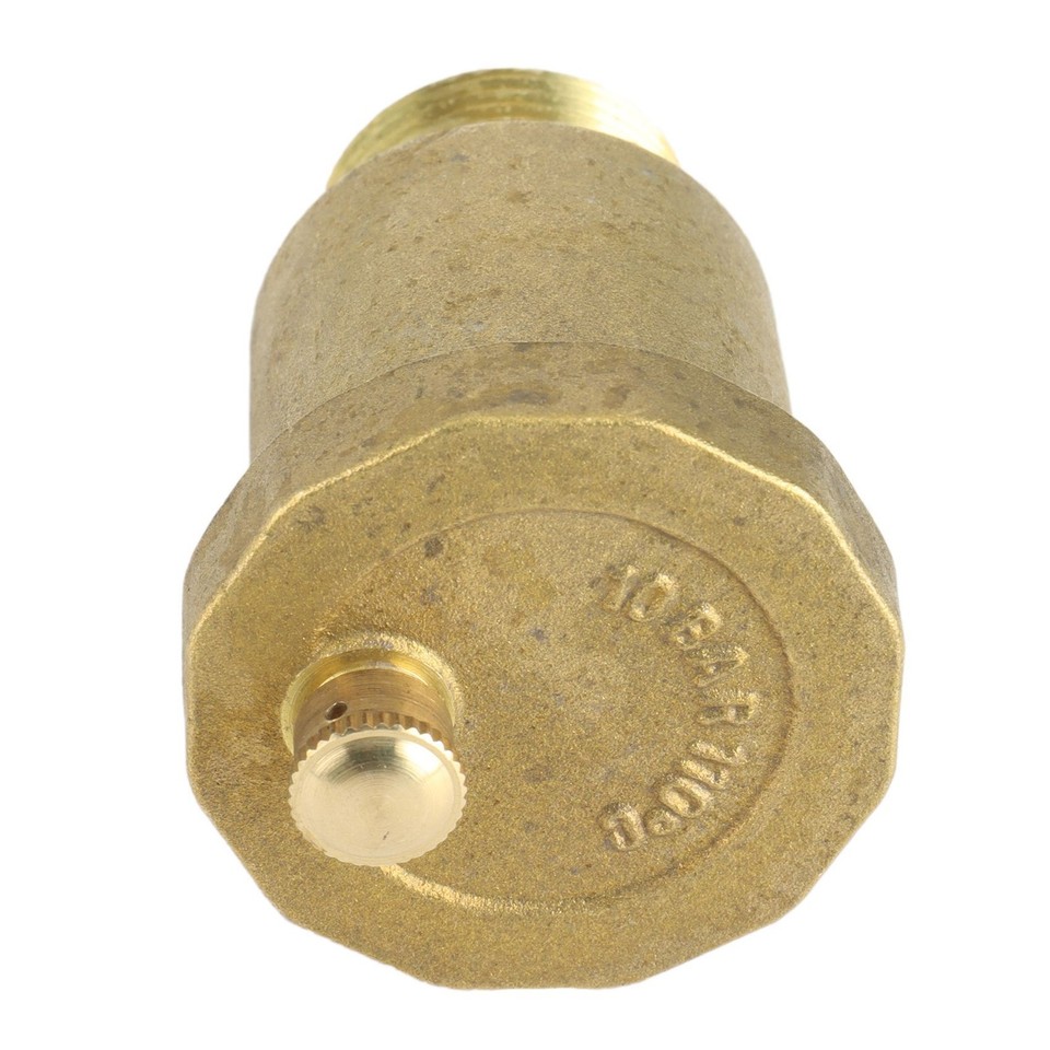 3X Brass Automatic Air Vent 3/4 Inch Male Thread for Solar Water ...