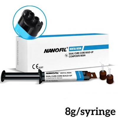 Dental Dual Cure Flowable Curing Composite Resin Refill Core Build Up ...