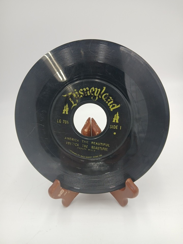 1961 Disneyland Record AMERICA THE BEAUTIFUL and YANKEE DOODLE 45rpm ...