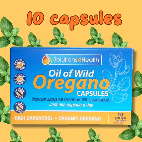 Oil Of Wild Oregano -Vegan Caps 12 capsules - Immune Health | eBay ...