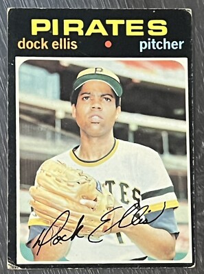 1971 Topps #2 DOCK ELLIS ⚾ Pittsburgh Pirates ⚾ FREE SHIPPING ⚾ | eBay