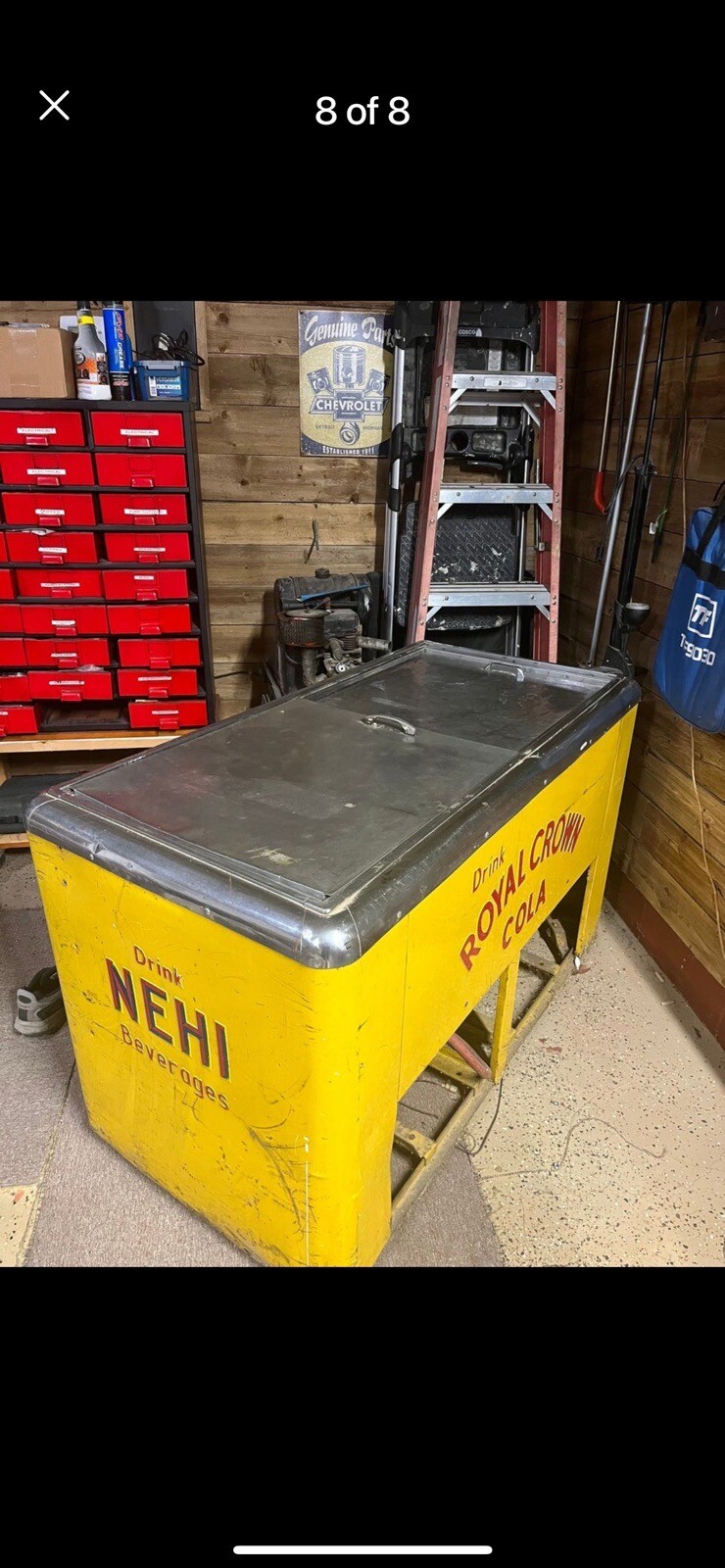Original Nehi Royal Crown Cola Cooler Pop Soda Machine 1950s Vintage | eBay