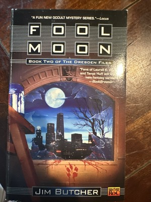 Dresden Files Ser.: Fool Moon by Jim Butcher (2001, Mass Market ...