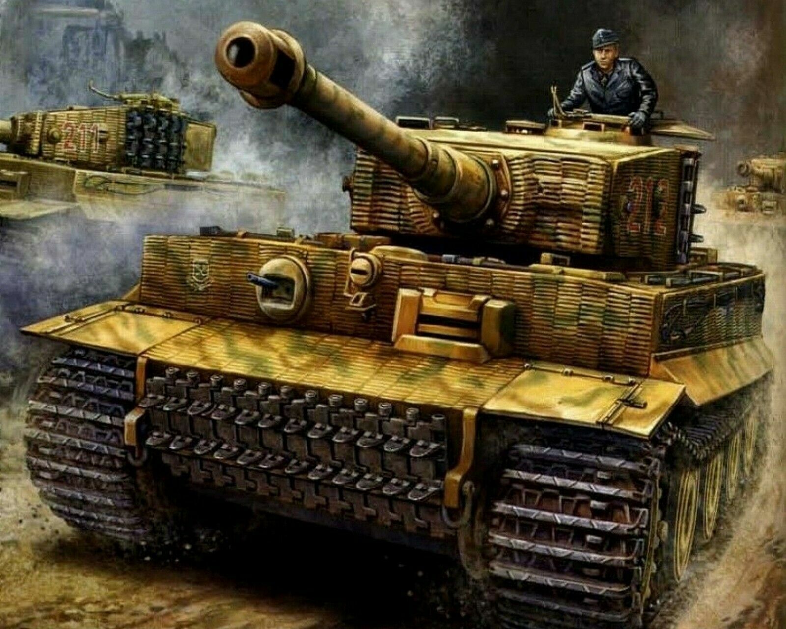 Ww2 Tiger Tank Art
