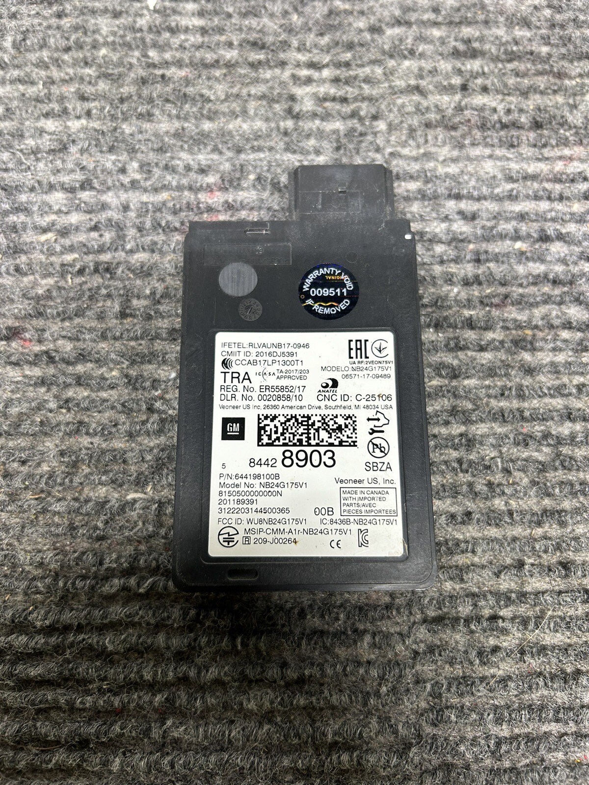 Chevrolet Camaro Impala Rear Blind Spot Radar Module 84428903 for sale ...